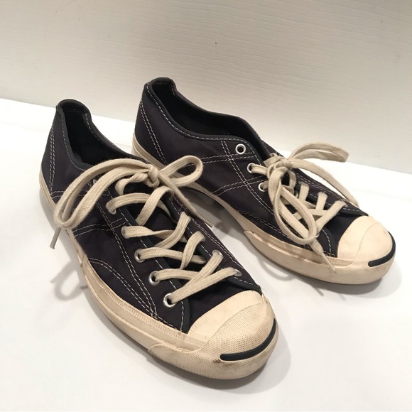 Converse | Shoes | Converse Jack Purcell Navy Blue Sneaker Canvas Shoes ...